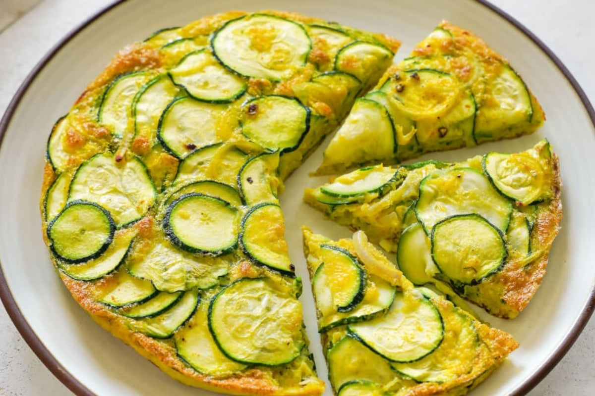 Try this simple and delicious seasonal Courgette Frittata recipe