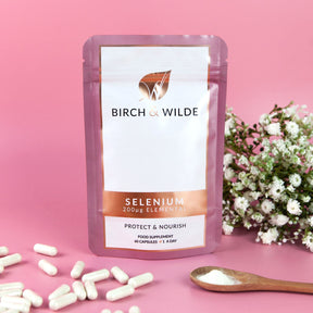 Pure Selenium Capsules for Hair and Nails | UK Made by Birch & Wilde