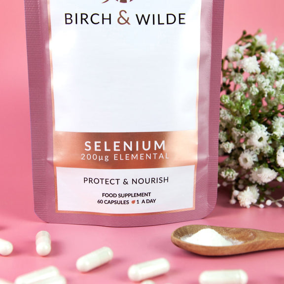 Pure Selenium Capsules for Hair and Nails | UK Made by Birch & Wilde